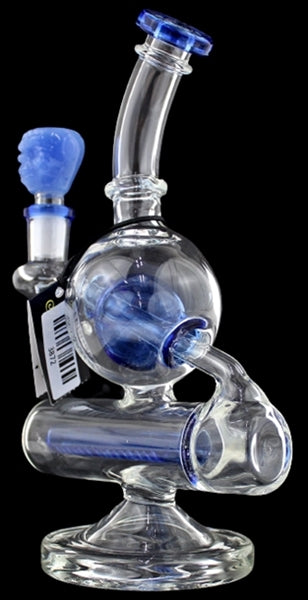 9″ Inline Perk Cupid Water Pipe – 4 Aces Wholesale