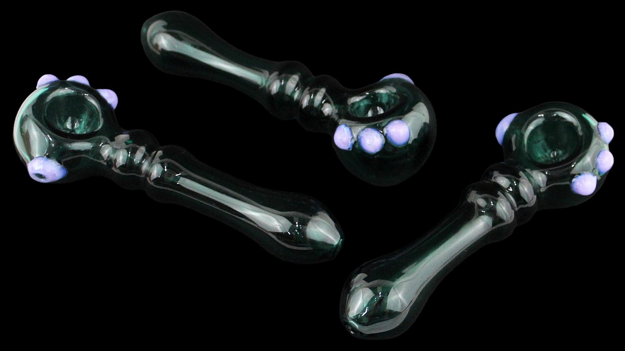 4ct 5″ Bubble Neck Marble Spoon Hand Pipe – 4 Aces Wholesale