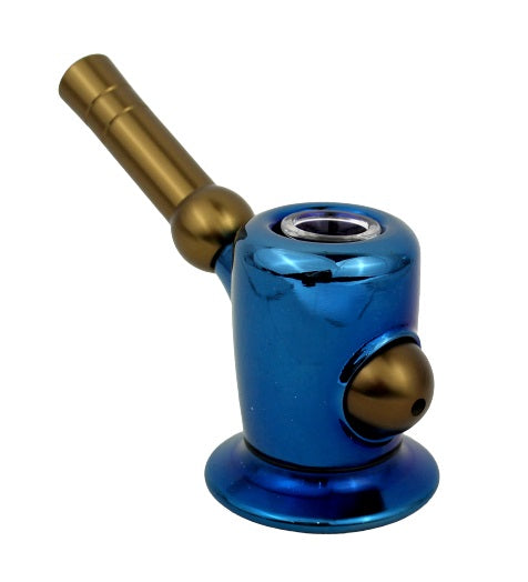 4″ Cheech Full Metal Wrapped Glass Bowl Hand Pipe – 4 Aces Wholesale