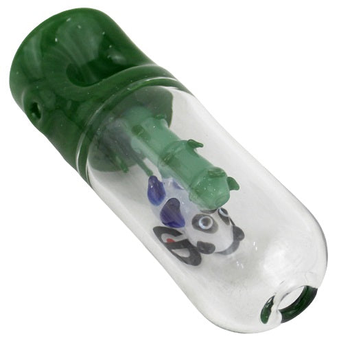 Cheech Capsule Hand Pipe with Cleaning Tool – Bamboo Panda – 4 Aces ...