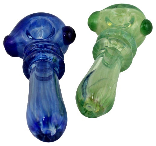 2ct 5″ Color Art Marble Rim Hand Pipe – 4 Aces Wholesale