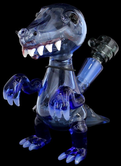 6″ Sharptooth Dino Water Pipe – 4 Aces Wholesale