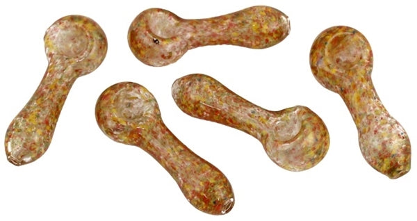 10ct 3″ Flaming Frit Spoon Hand Pipe Assortment – 4 Aces Wholesale