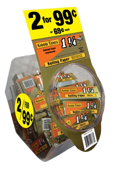 Good Times Rolling Papers – 1 1/4 100pk – 4 Aces Wholesale