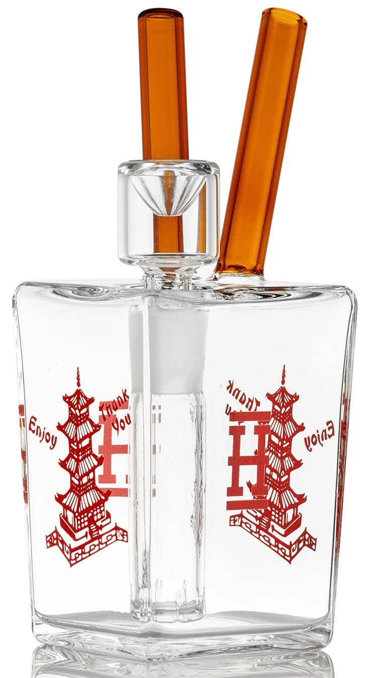 6″ Chinese Take Out Water Pipe – 4 Aces Wholesale