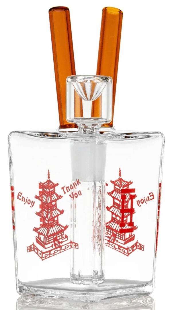 6″ Chinese Take Out Water Pipe – 4 Aces Wholesale