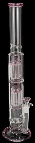 17″ Honeycomb Tree Triple Perk Color Water Pipe – 4 Aces Wholesale