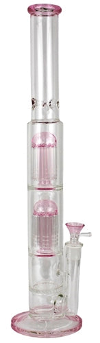 17″ Honeycomb Tree Triple Perk Color Water Pipe – 4 Aces Wholesale