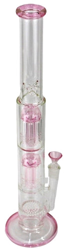 17″ Honeycomb Tree Triple Perk Color Water Pipe – 4 Aces Wholesale