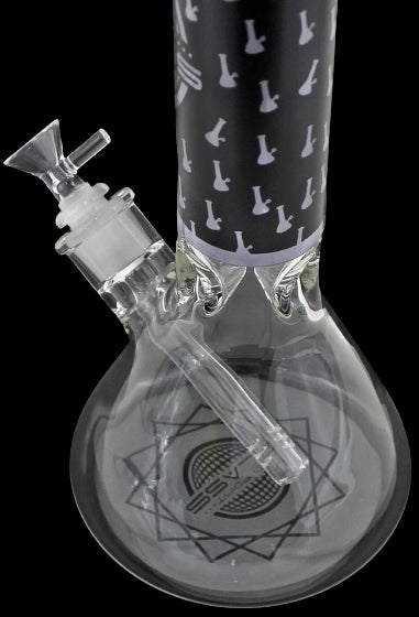 12″ On Point Glass Beakers Art Water Pipe – 4 Aces Wholesale