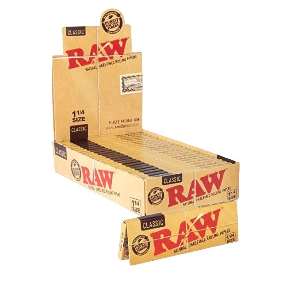 Raw Rolling Paper – Classic 1 1/4 – 4 Aces Wholesale