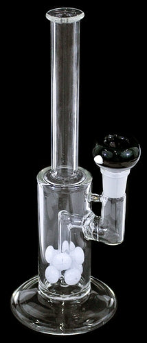 12″ Starburst Perk 19mm Stemless Straight Water Pipe