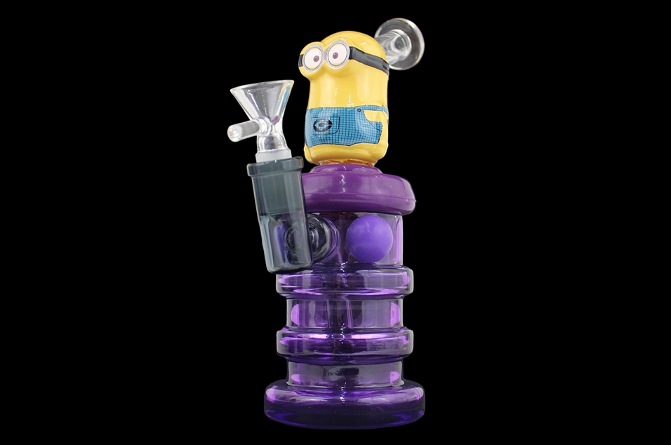 7″ Barrel Grip Water Pipe – Mix Character – 4 Aces Wholesale