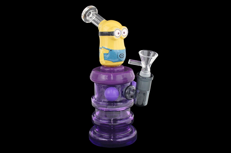 7″ Barrel Grip Water Pipe – Mix Character – 4 Aces Wholesale