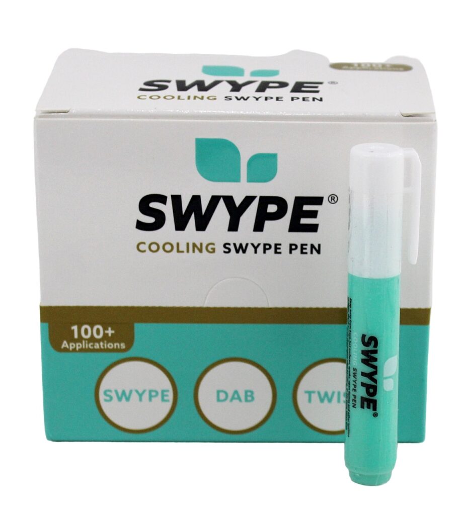 Cooling Swype Pen – Menthol Applicator – 25pk – 4 Aces Wholesale