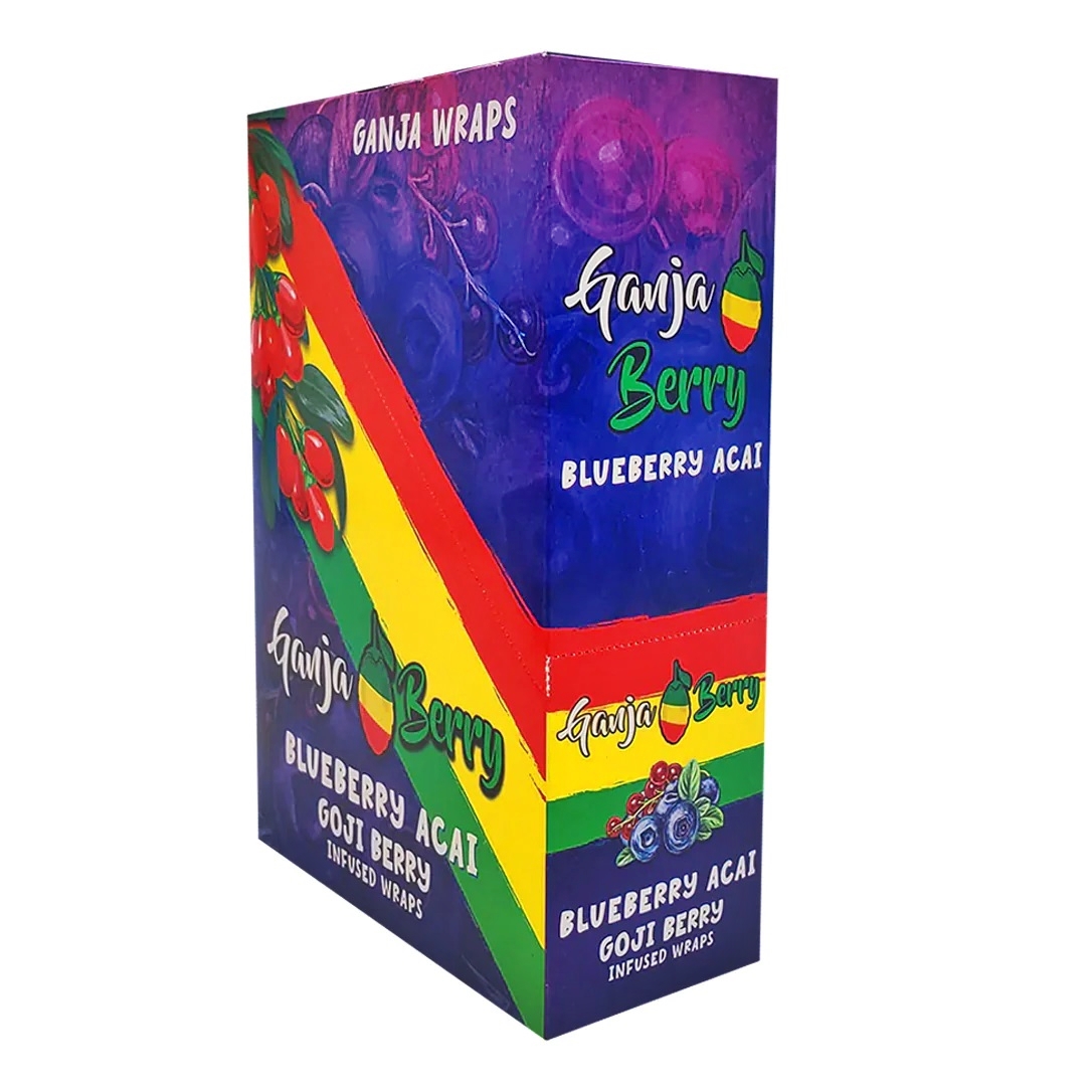 Ganja Berry – Blueberry Acai Goji Berry Infused Wraps