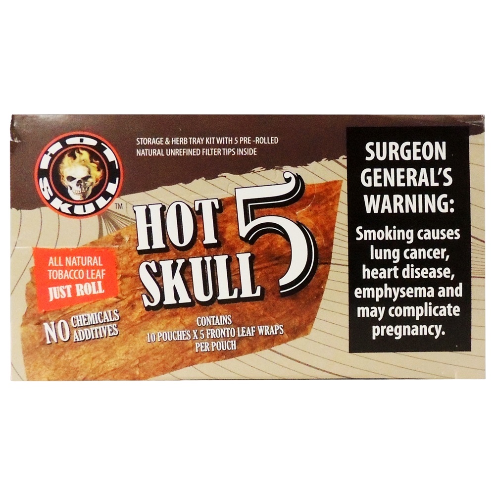 Hot Skull 5 Fronto Leaf Wraps 10pk – 4 Aces Wholesale