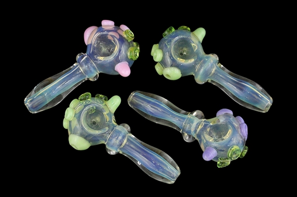 4ct 4″ Martian Fuming Spoon Hand Pipe – 4 Aces Wholesale