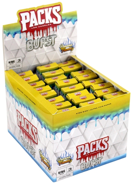 Packs Burst Flavored Cones – King Size 24pk – 4 Aces Wholesale