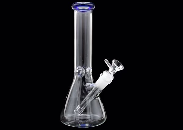 9″ Color Rim Beaker Water Pipe – 4 Aces Wholesale