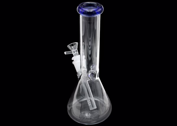 9″ Color Rim Beaker Water Pipe – 4 Aces Wholesale