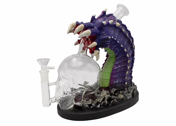 9″ Death Sandworm Water Pipe – 4 Aces Wholesale