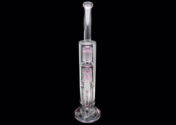 17″ Triple Tree Perk Curved Water Pipe – 4 Aces Wholesale